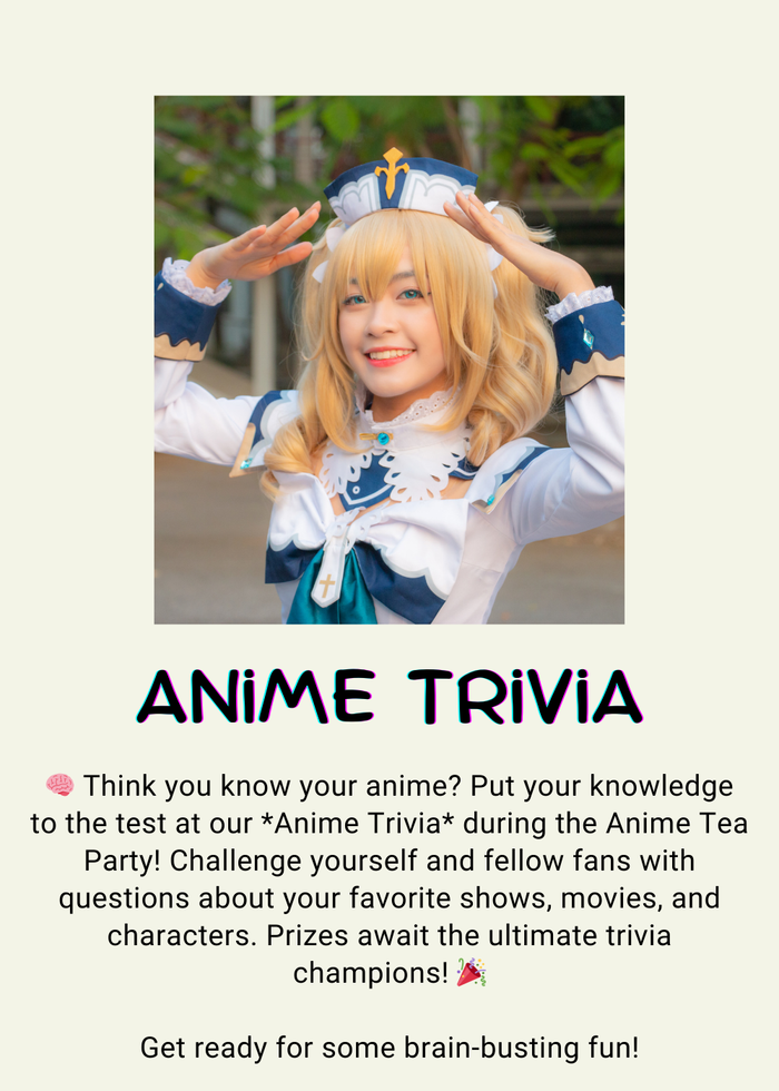 Anime Tea Party | Sipping Streams Tea Company