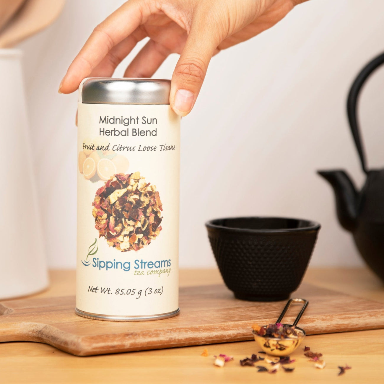 Midnight Sun Herbal Tisane | Caffeine free | Sipping Streams